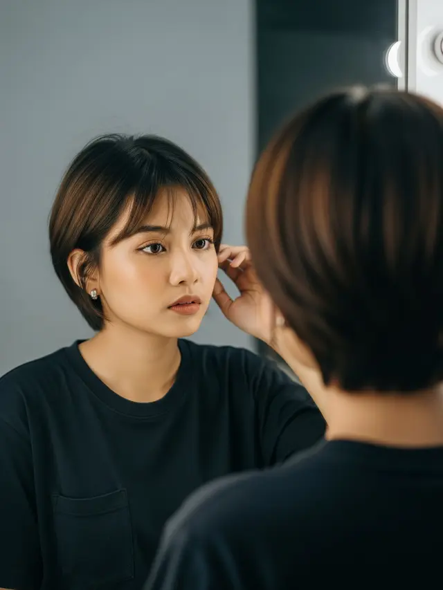 15 Ide Potong Rambut Pendek Aesthetic dan Edgy 2025, Transformasi ...