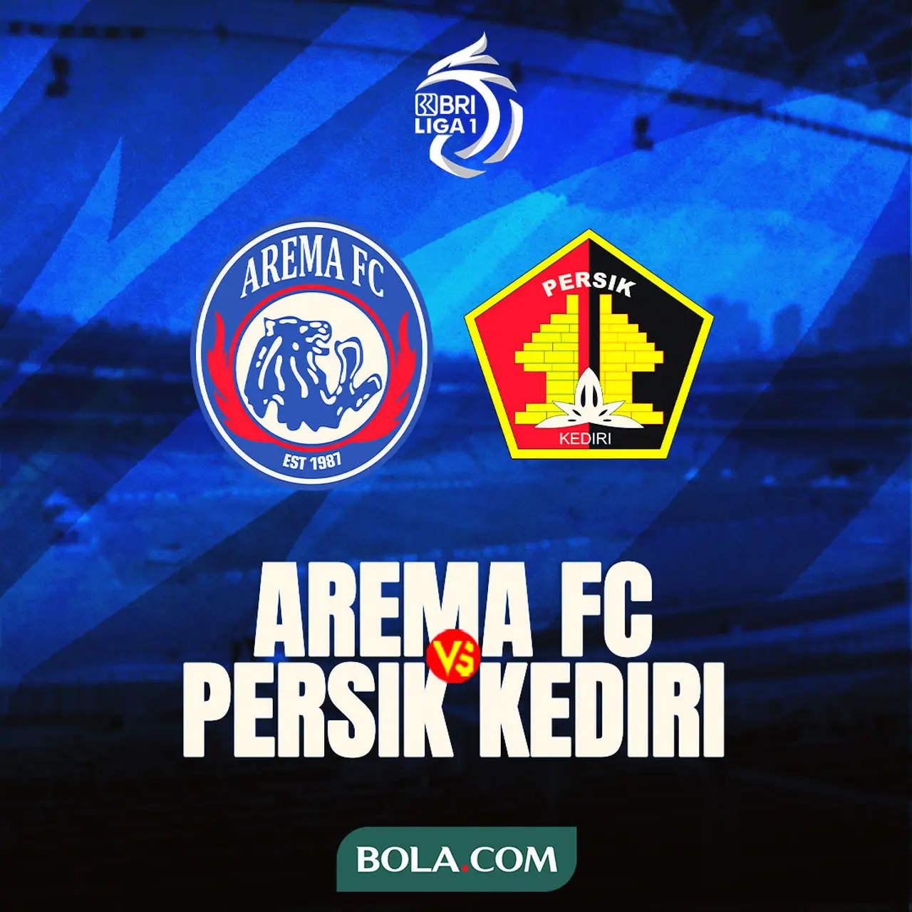 Link Live Streaming BRI Liga 1 di Vidio Sore Ini: Arema FC Vs Persik Kediri - Indonesia Bola.com