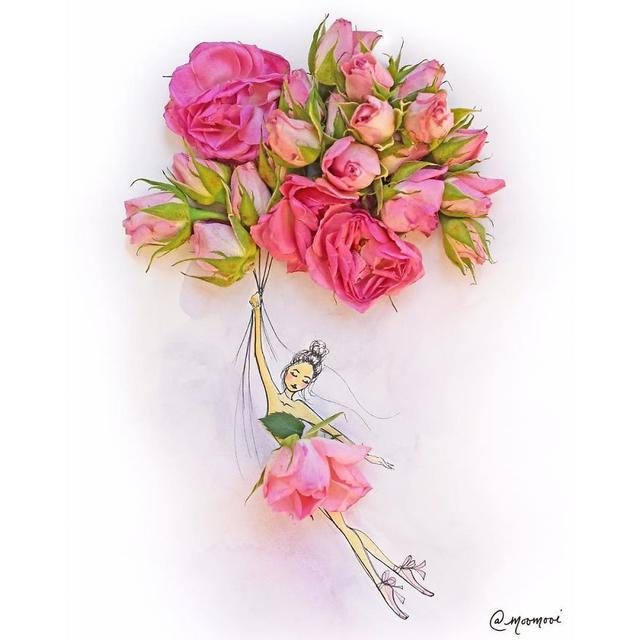 Wanita Ini Pakai Bunga Asli Sebagai Desain Baju, 7 Hasilnya Bikin ...