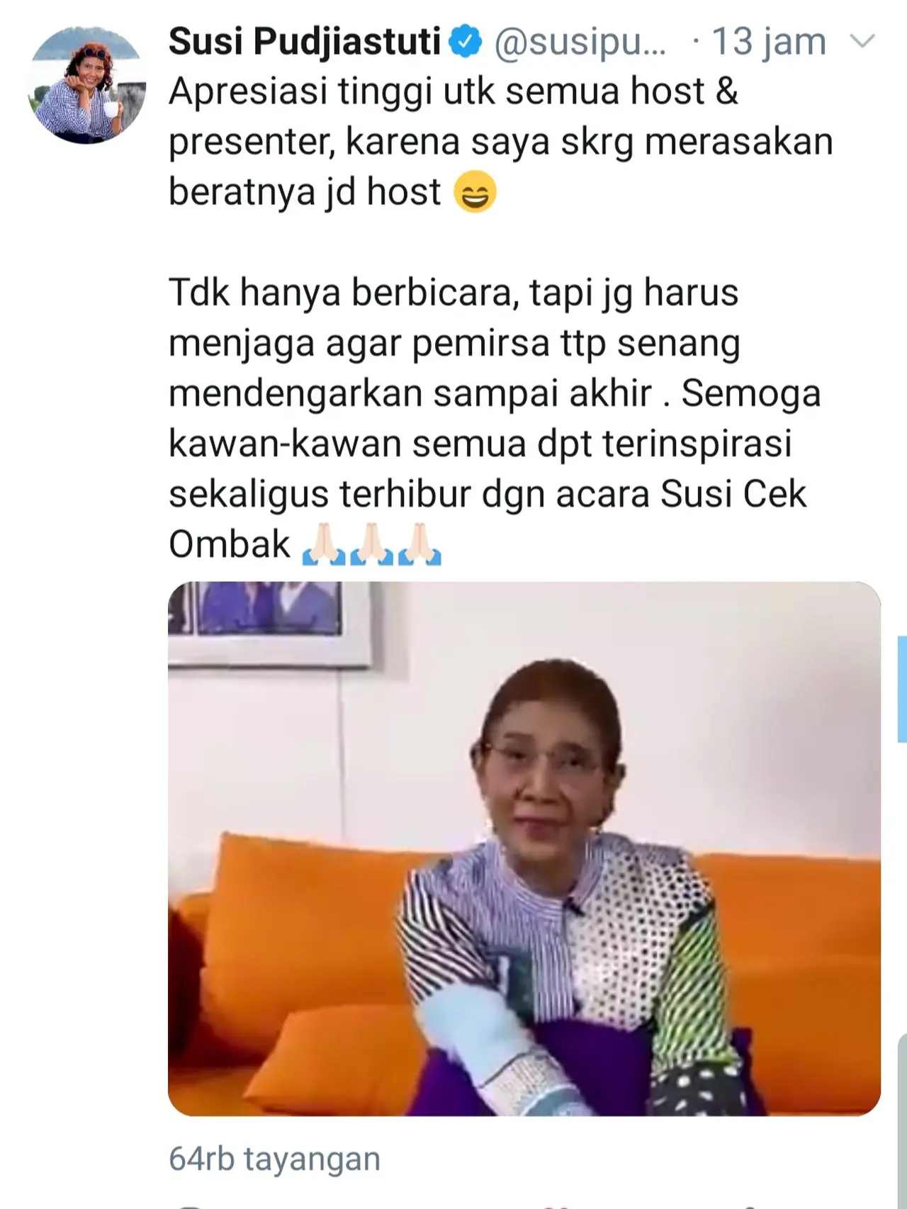 Susi Pudjiastuti Kini Jadi Presenter: Saya Lebih Senang di Kebun, Pacul ...