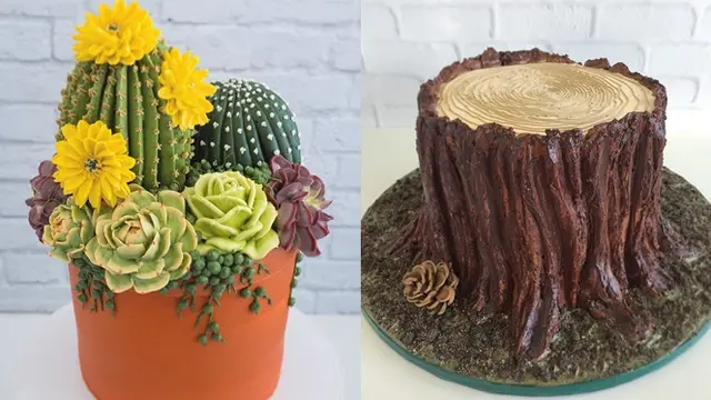 6 Potret Kue Mirip dengan Tanaman Ini Detailnya Terlihat Sempurna - Hot ...