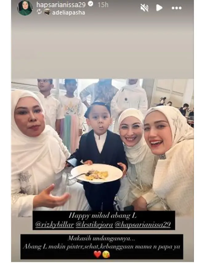 9 Potret Artis di Ultah ke-3 Levian Anak Lesti Kejora-Rizky Billar, Bertabur Bintang - Hot ...