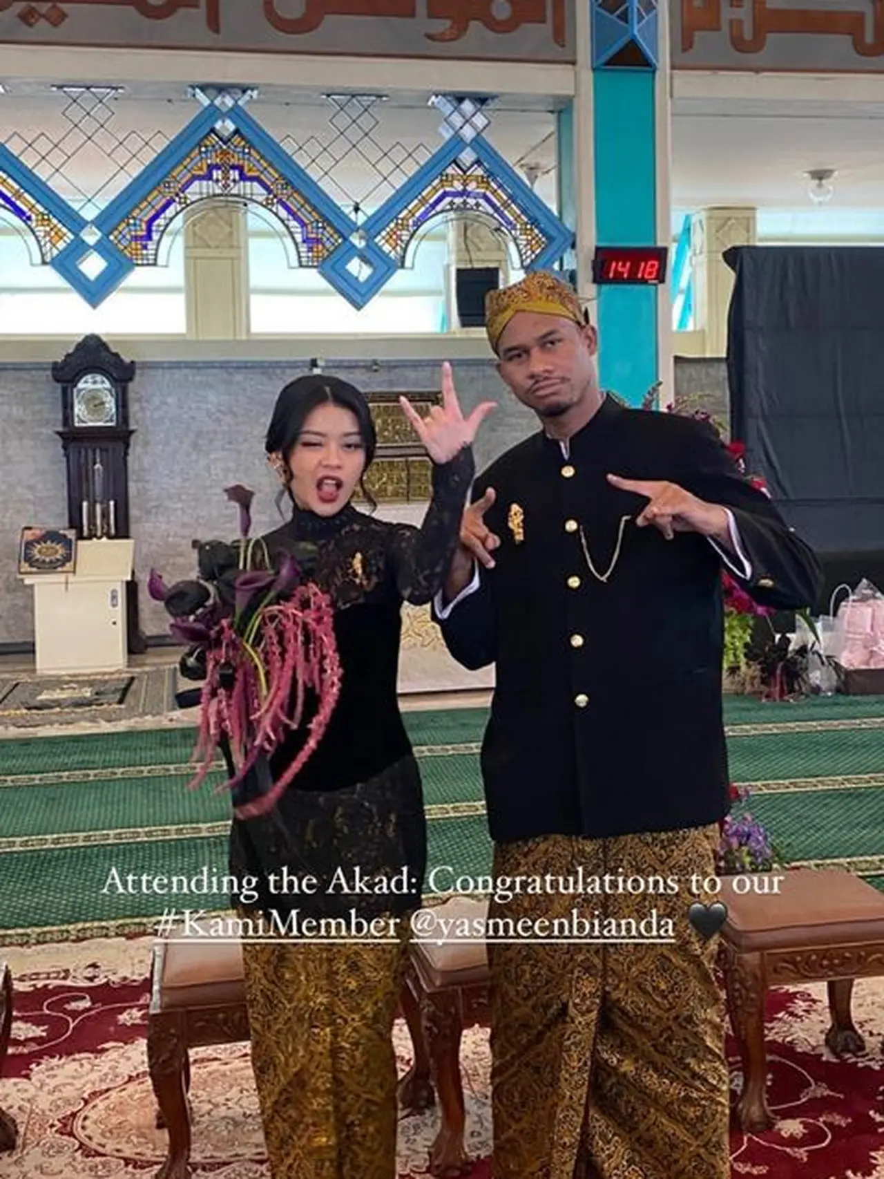 7 Potret Pernikahan Yasmeen Bianda, Putri Andra Ramadhan dengan ...