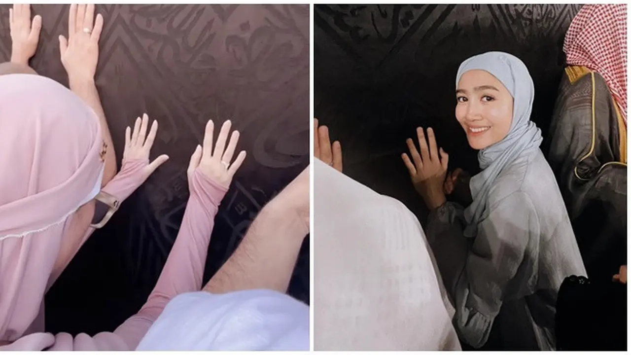 Momen 6 Artis Pegang Ka'bah Ini Penuh Haru, Tak Henti Ucap Syukur - Hot ...