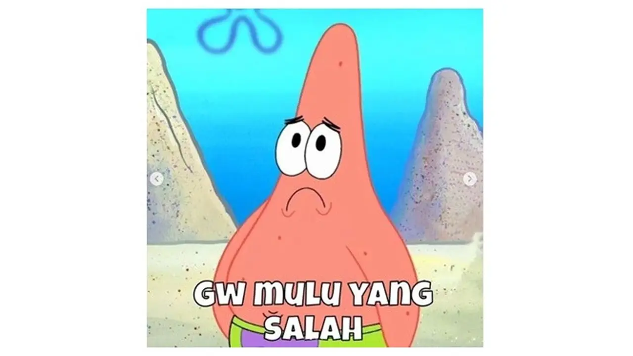 6 Meme Lucu Pakai Gambar Patrick Ini Bikin Overthinking, Galau Banget ...