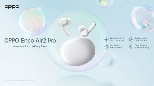 TWS Oppo Enco Air2 Pro Mungkinkan Pengguna Meditasi di Tempat Ramai ...