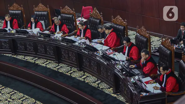 Hasil Sidang MK Putuskan Sengketa Pilpres 2024 - liputan6.com