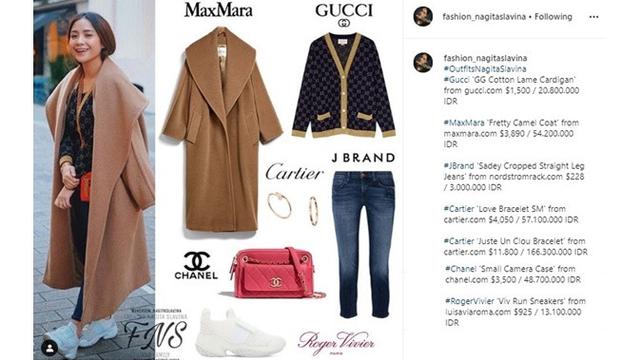 6 Gaya OOTD Nagita Slavina Ini Ditaksir Capai Ratusan Juta, Bikin Geleng Kepala - Hot Liputan6.com