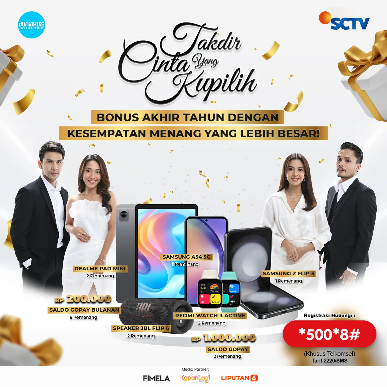 Berhadiah Samsung Galaxy Z Flip 5, Ikuti Kuis Sinetron Takdir Cinta Yang Kupilih - Entertainment ...