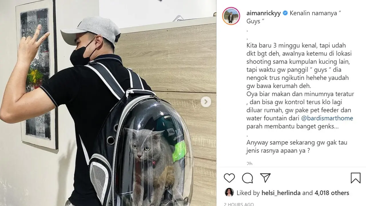 Aiman Ricky Punya Kenalan, Baru 3 Minggu sudah Tinggal di Rumah ...