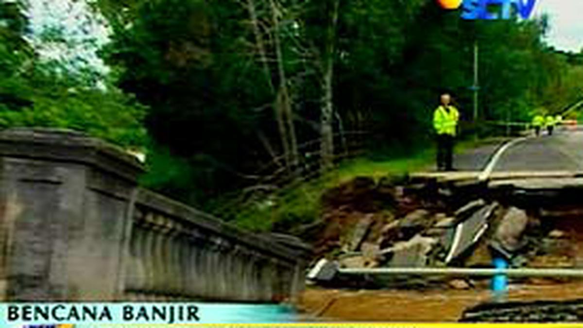 Banjir Melanda Sejumlah Wilayah Inggris - Global Liputan6.com