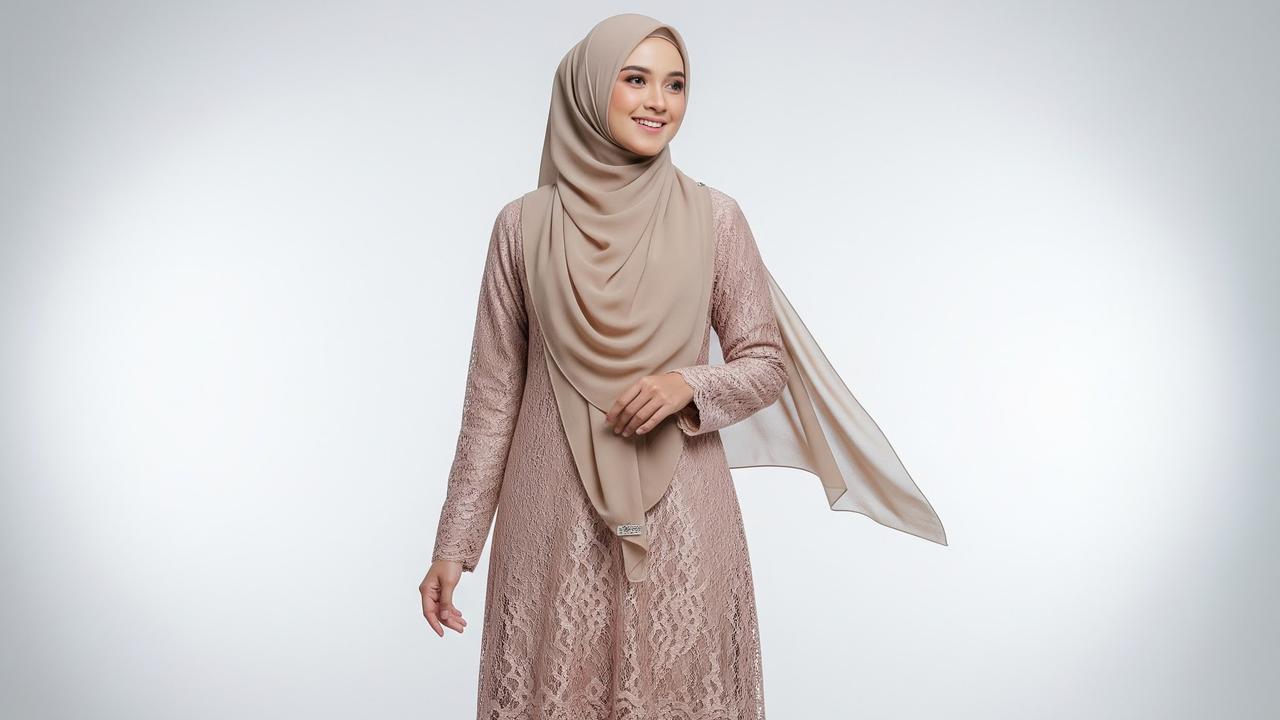 7 Model Gamis Brokat Terbaru 2026, Tampilkan Kesan Stylish