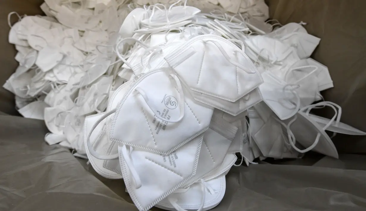 FOTO: Begini Produksi Masker FFP2 Penghadang COVID-19 di Jerman - Foto ...