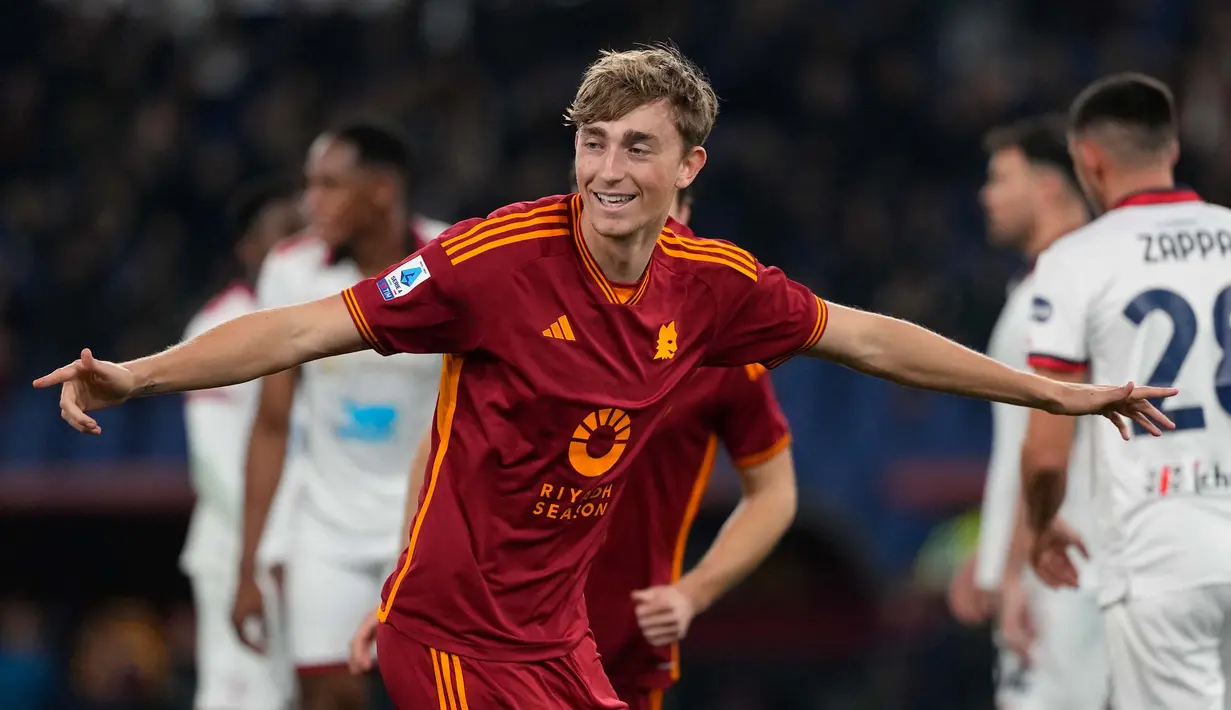 Pesta Gol AS Roma di Stadion Olimpico - Foto Liputan6.com