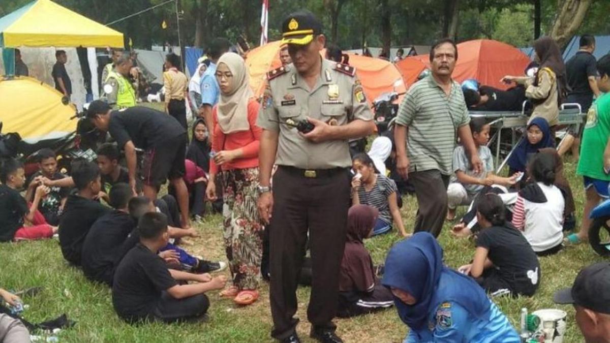 Video Puluhan Siswa SMPN 184 Keracunan Saat Ikut Jambore