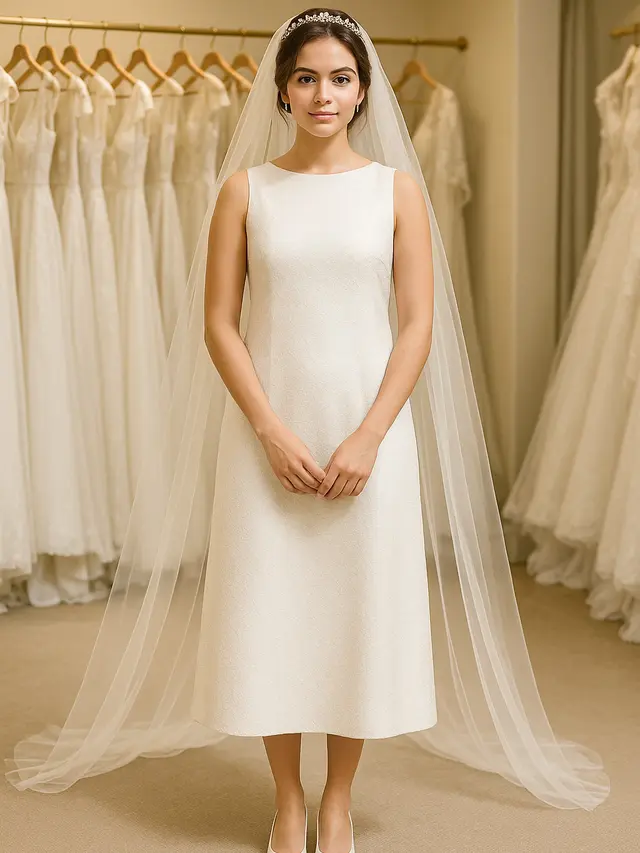 8 Tren Model Gaun Pengantin Putih Simple Elegan 2025, Gaya Amanda ...