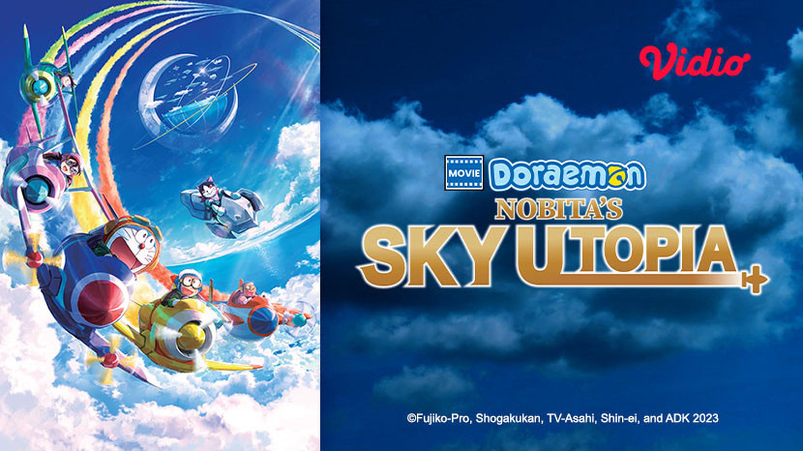 Nonton Doraemon The Movie: Nobita's Sky Utopia di Vidio, Petualangan ...