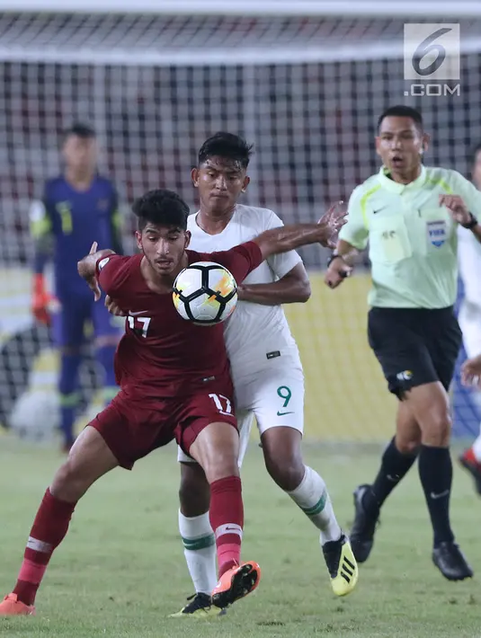 FOTO: Timnas Indonesia U-19 Kalah Tipis dari Qatar di Piala AFC - Foto ...