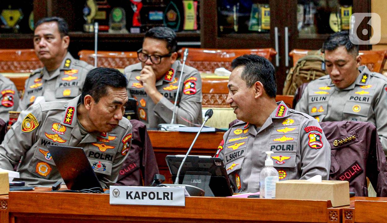 Kapolri Evaluasi Kinerja dan Rencana Program Polri Bersama Komisi III ...