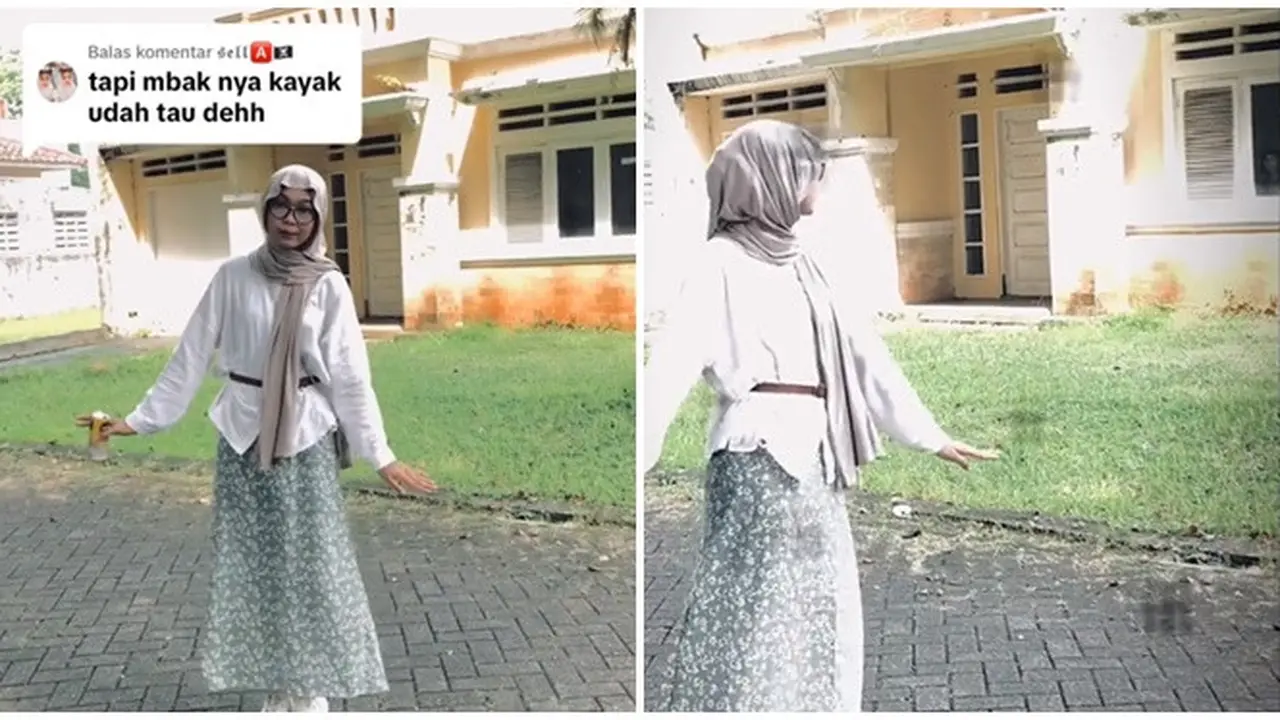 Viral Wanita Ini Tak Sengaja Rekam Penampakan Saat Cek Outfit, Bikin Merinding - Hot Liputan6.com