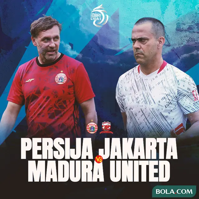 Link Live Streaming Pertandingan BRI Liga 1: Persija Vs Madura United - Indonesia Bola.com