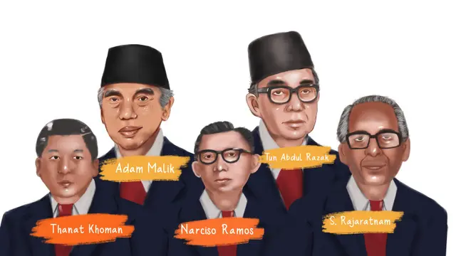 Pendiri ASEAN yang Berasal dari Singapura adalah S. Rajaratnam, Ini ...