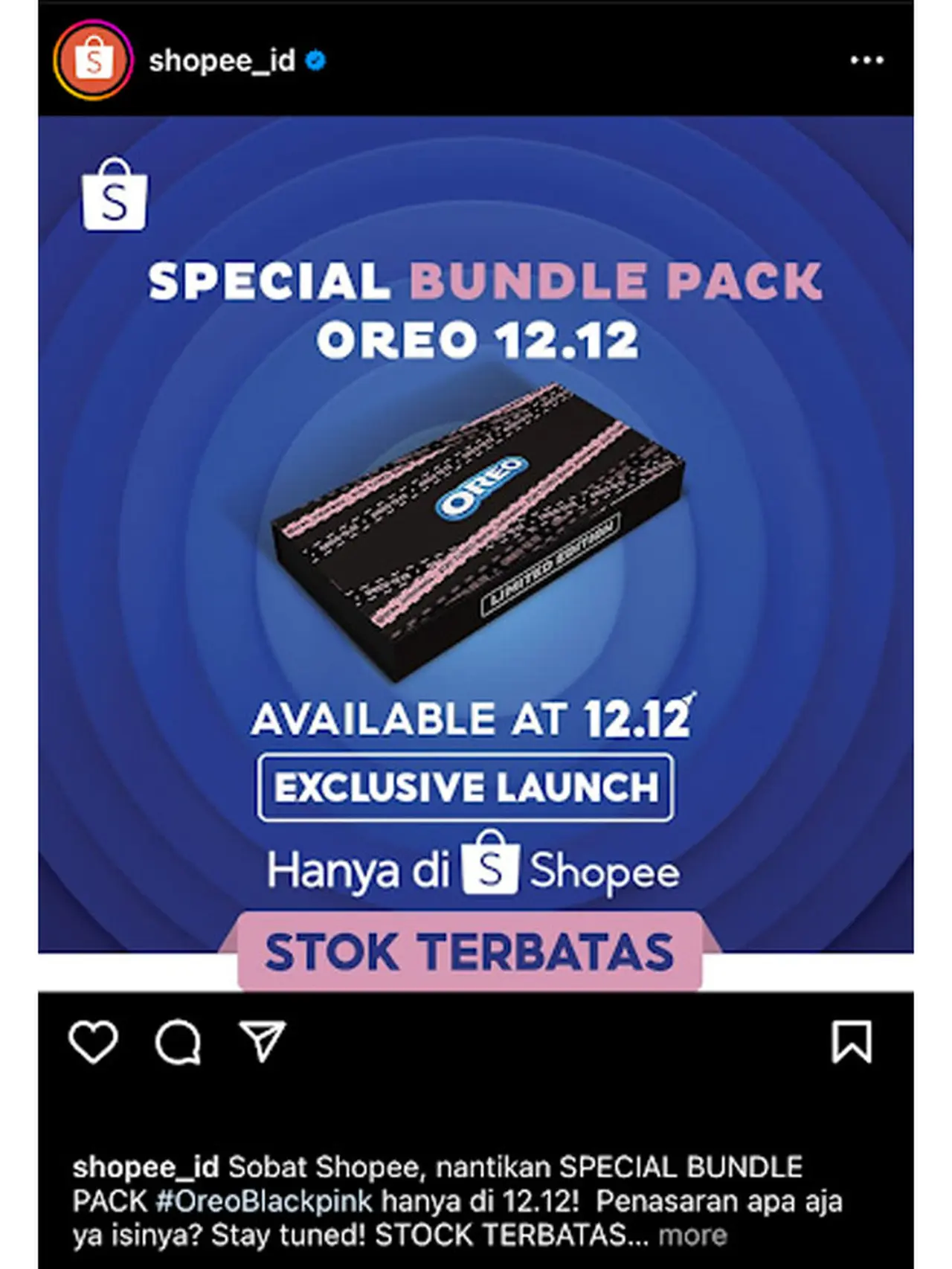 Surprise! Oreo Blackpink Bakal Luncurkan Special Bundle Pack Oreo 12.12 Eksklusif di Shopee ...