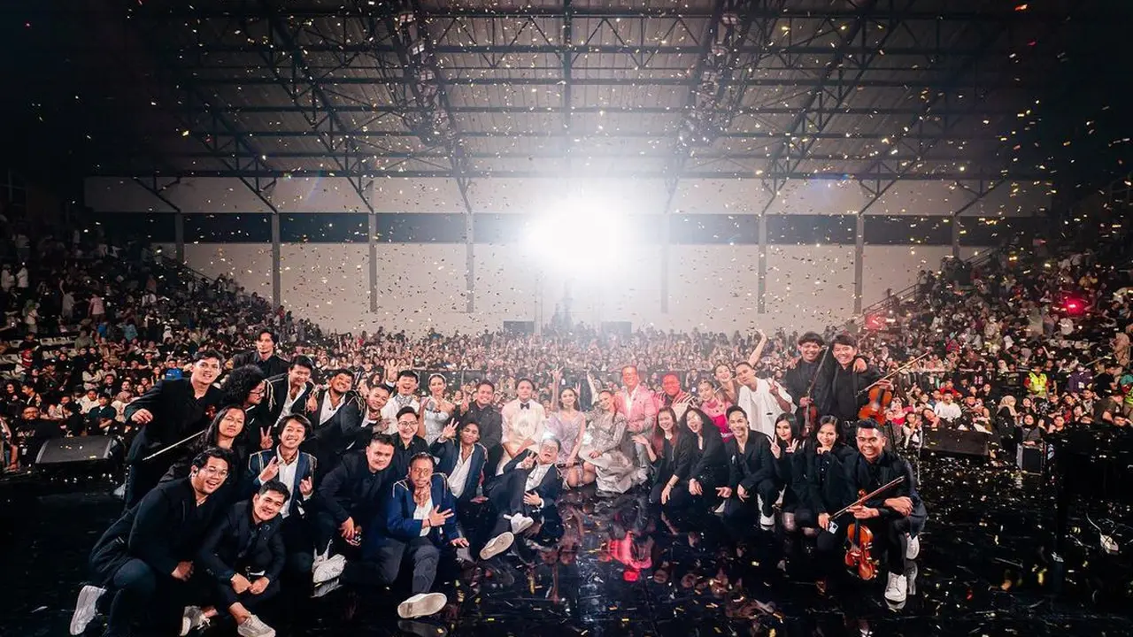 7 Potret Megah Konser Tunggal Mahalini, Hadirkan Andmesh Hingga Rossa