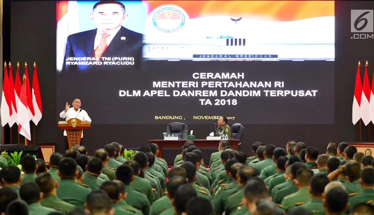 FOTO: Menteri Pertahanan Ingatkan TNI dalam Netralitas Pilpres 2019 ...