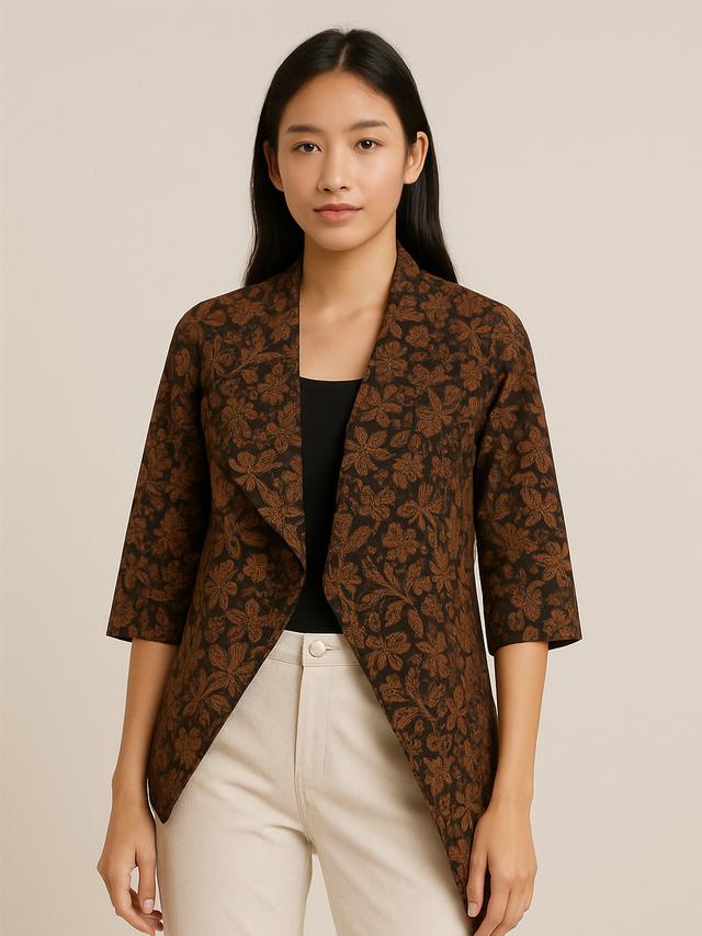 7 Model Outer Batik untuk Usia 20-an, Tetap Stylish dan Modis di 2025