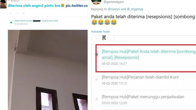 6 Keterangan Nama Penerima Paket Yang Ditulis Kurir Ini Kelewat Absurd