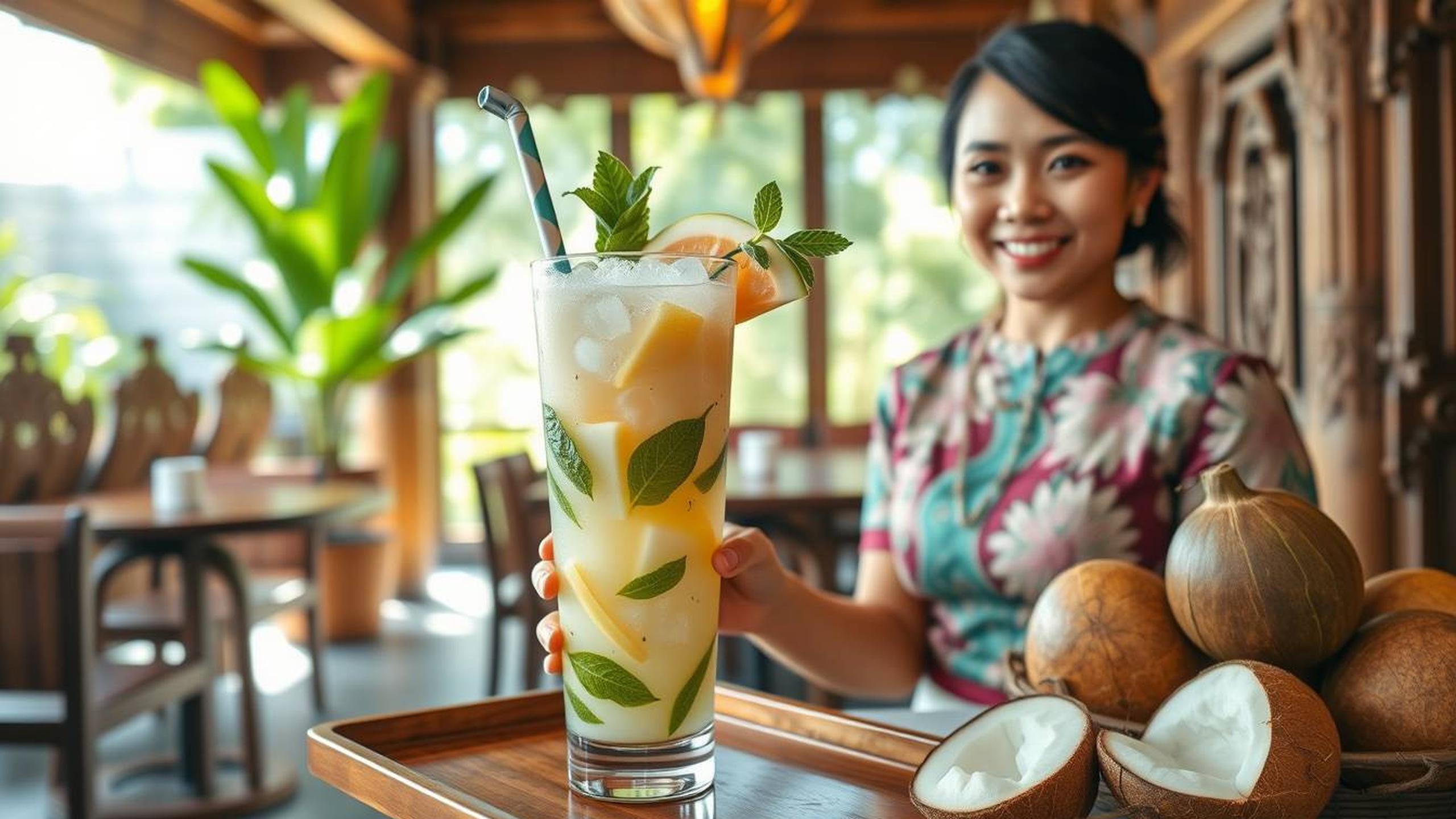 Cara Membuat Es Kuwut Melon, Resep Minuman Segar Khas Bali