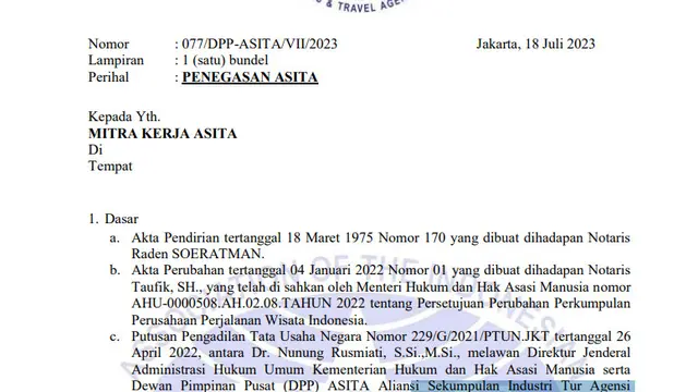 Asita Pimpinan Nunung Rusmiati Tegaskan Keabsahan Secara Hukum - On Off ...