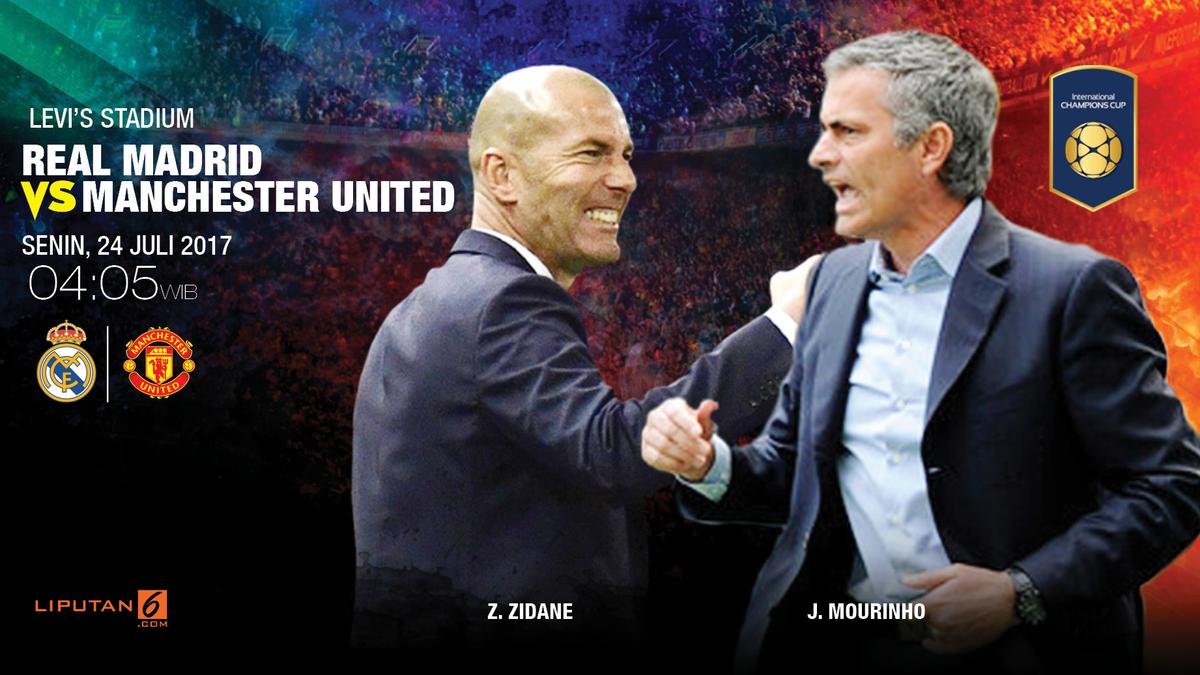 Susunan Pemain Real Madrid Vs Manchester United - Bola Liputan6.com