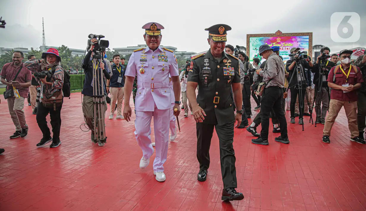 Jenderal Andika Perkasa Resmi Serahkan Jabatan Panglima TNI ke Laksamana Yudo Margono - Foto ...