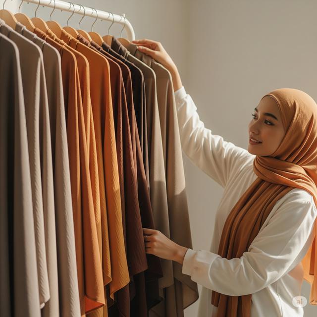 7 Model Hijab Layer yang Cocok Dipakai Liburan Outdoor: Tampil Modis ...