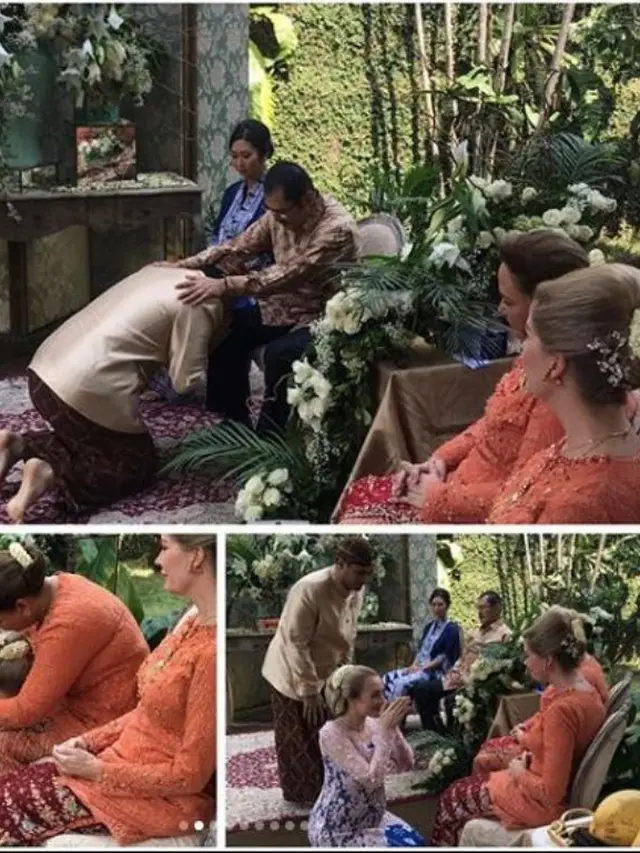 Reuni Bambang Trihatmodjo dan Halimah di Acara 7 Bulanan Istri Bule ...