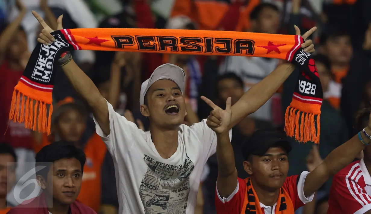Persija Kalah, Jakmania Tetap Beri Dukungan - Foto Liputan6.com