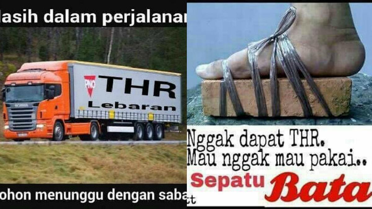 Kocak tapi Bikin Nyesek, Meme THR Belum Turun Buatan Netizen