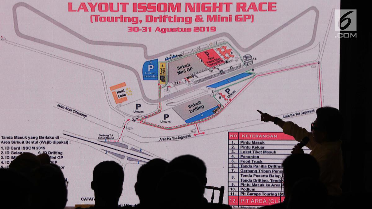 FOTO: Festival ISSOM Night Race 2019 Siap Digelar - Foto Liputan6.com