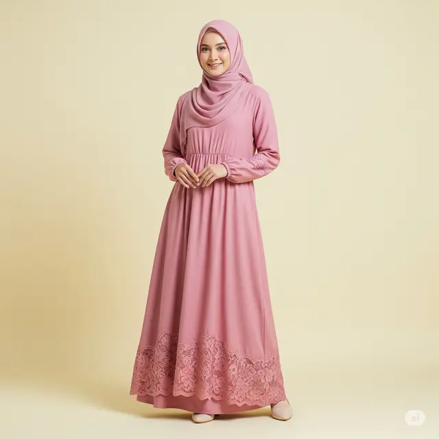 7 Model Baju Gamis Renda Terbaru 2025: Inspirasi Hijab dan Gaya Terkini ...