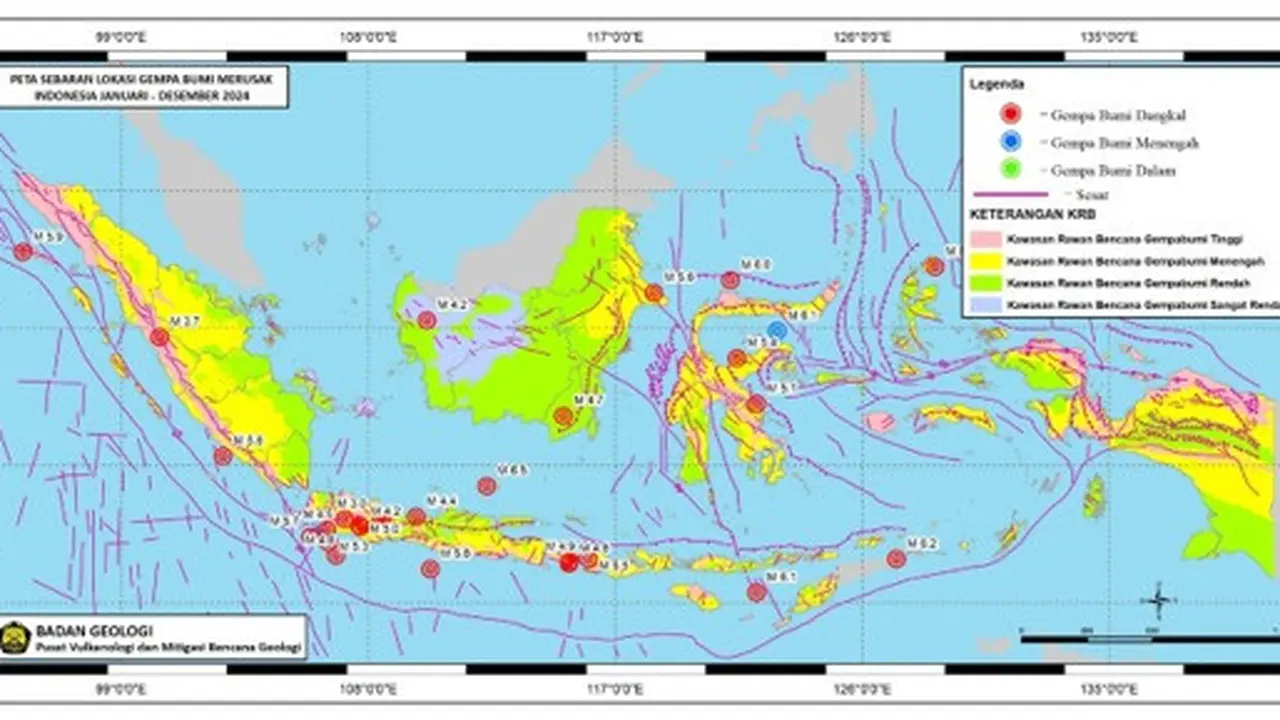 2024 Tahun Kejadian Gempa Bumi Merusak Tertinggi, Pertanda Apa?