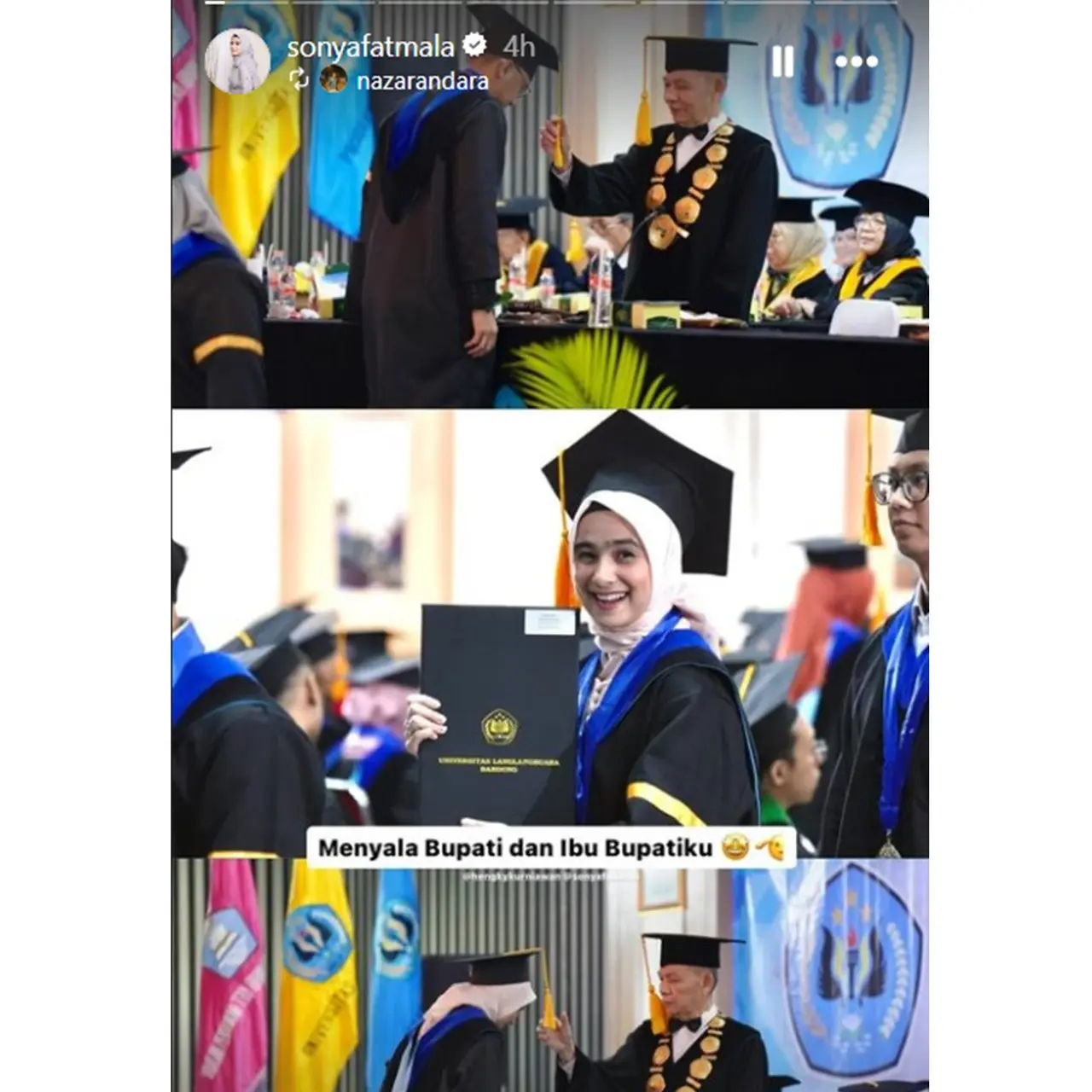 6 Potret Hengky Kurniawan dan Sonya Fatmala Wisuda Bareng, Lulus di Umur 41 dan 30 Tahun - Hot ...