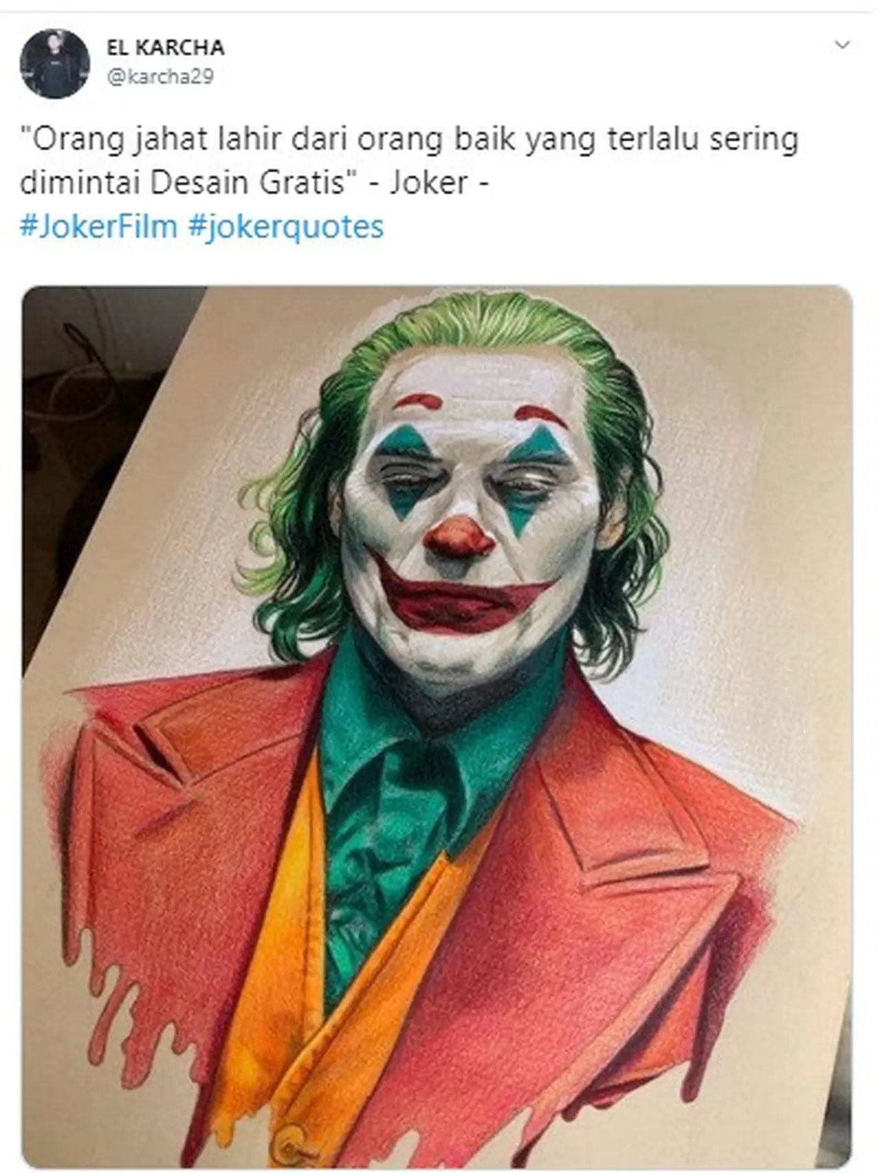 6 Kutipan Film Joker ala Warganet Ini Bikin Senyum Nyengir - Hot ...