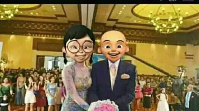 6 Editan Foto Mei Mei dan Susanti Jadi Pengantin Ini Absurd, Bikin ...