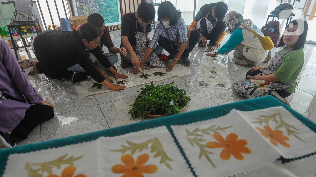 Melihat Semangat Anak Berkebutuhan Khusus Ikuti Pelatihan Ecoprint