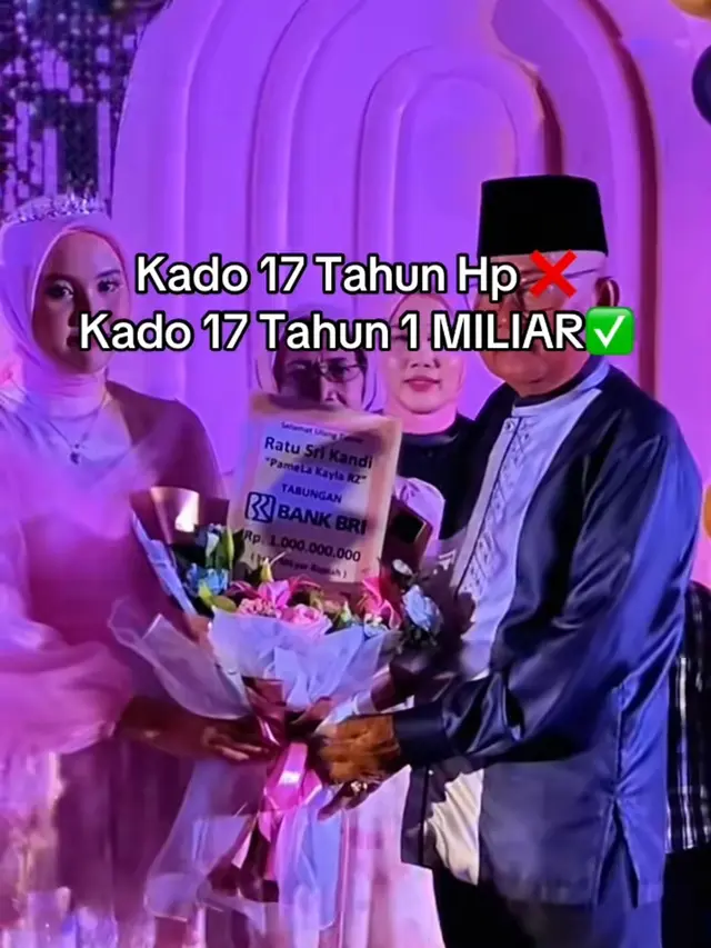 Viral Kakek Beri Kado Rp 1 M di Ultah Cucu Perempuan, Bak Royal Wedding