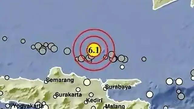 Gempa Magnitudo 6 Guncang Tuban Hari Ini, Tak Berpotensi Tsunami - Bisnis Liputan6.com