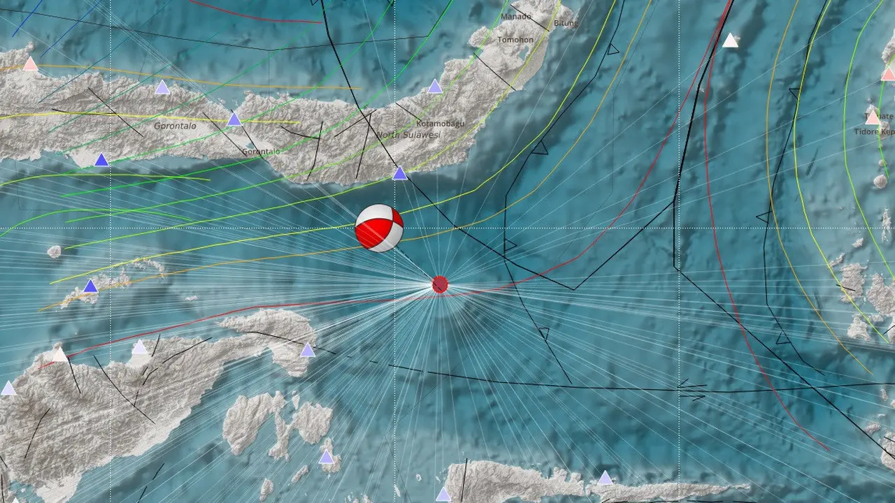 Gempa M5,3 Guncang Bolaang Mongondow Selatan, Tidak Berpotensi Tsunami - Regional Liputan6.com