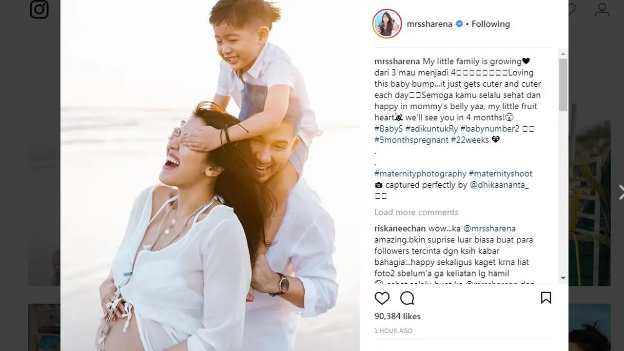 Selamat, Sharena Gunawan Hamil Anak Kedua - ShowBiz Liputan6.com